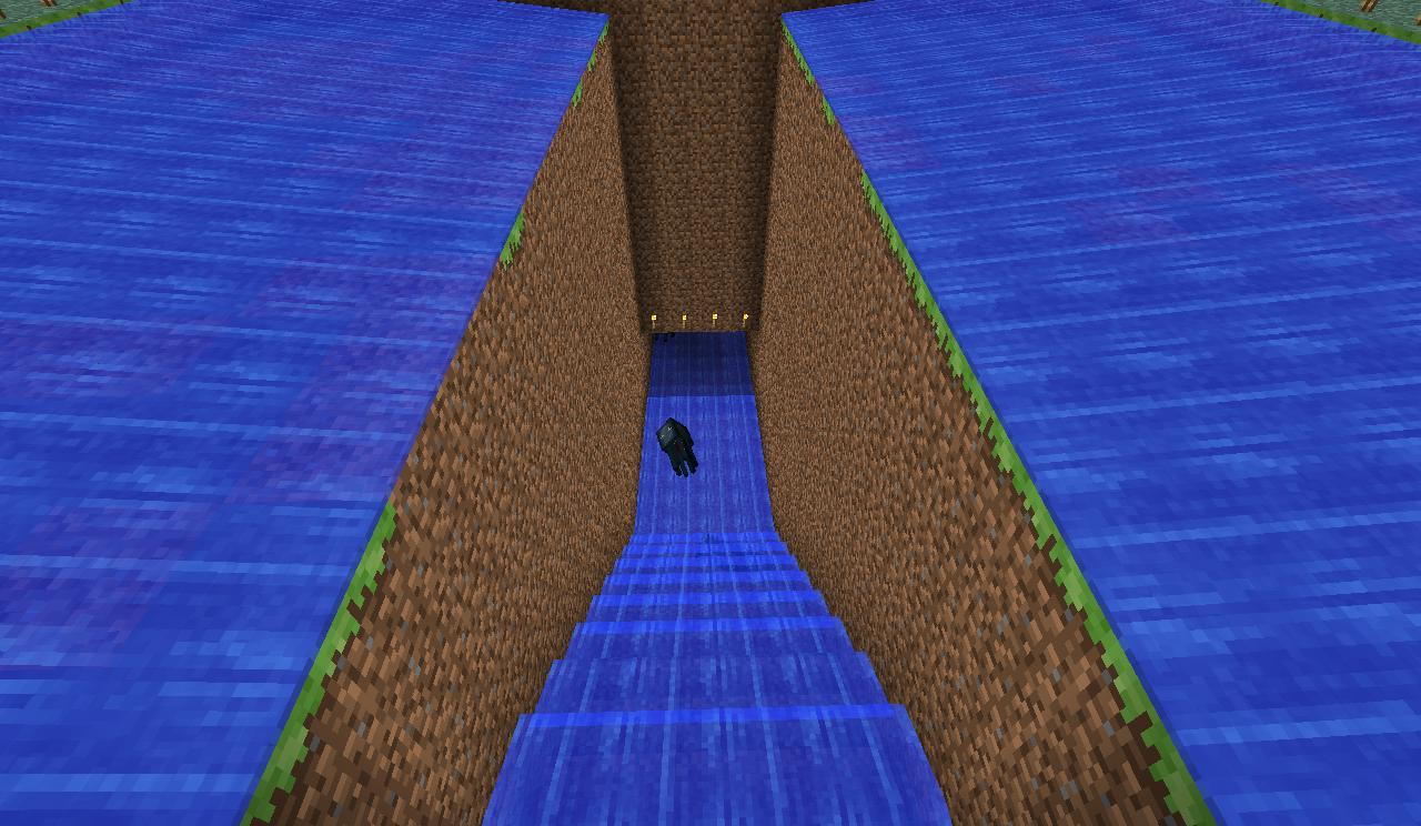 FM WaterTrap In Flatgrass Minecraft Map